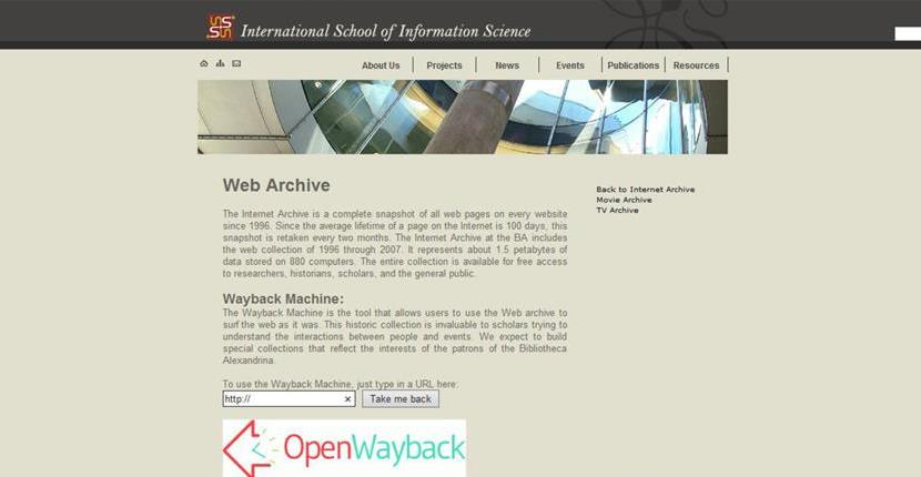 L’Internet Archive - Bibliotheca Alexandrina