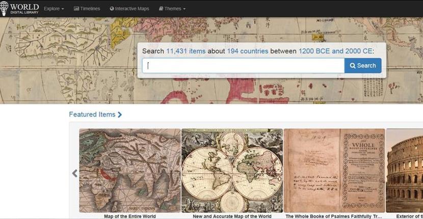 The World Digital Library - Bibliotheca Alexandrina