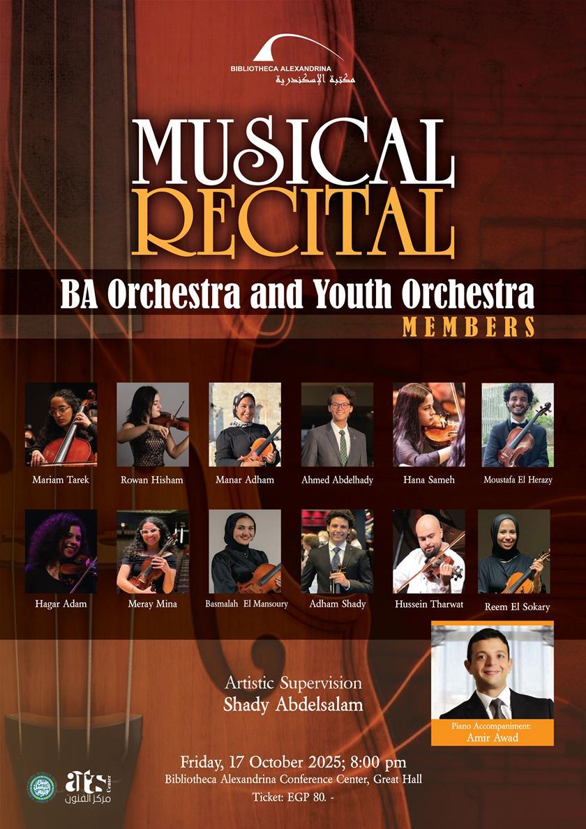 BA Orchestra and BA Youth Orchestra Recital - Bibliotheca Alexandrina
