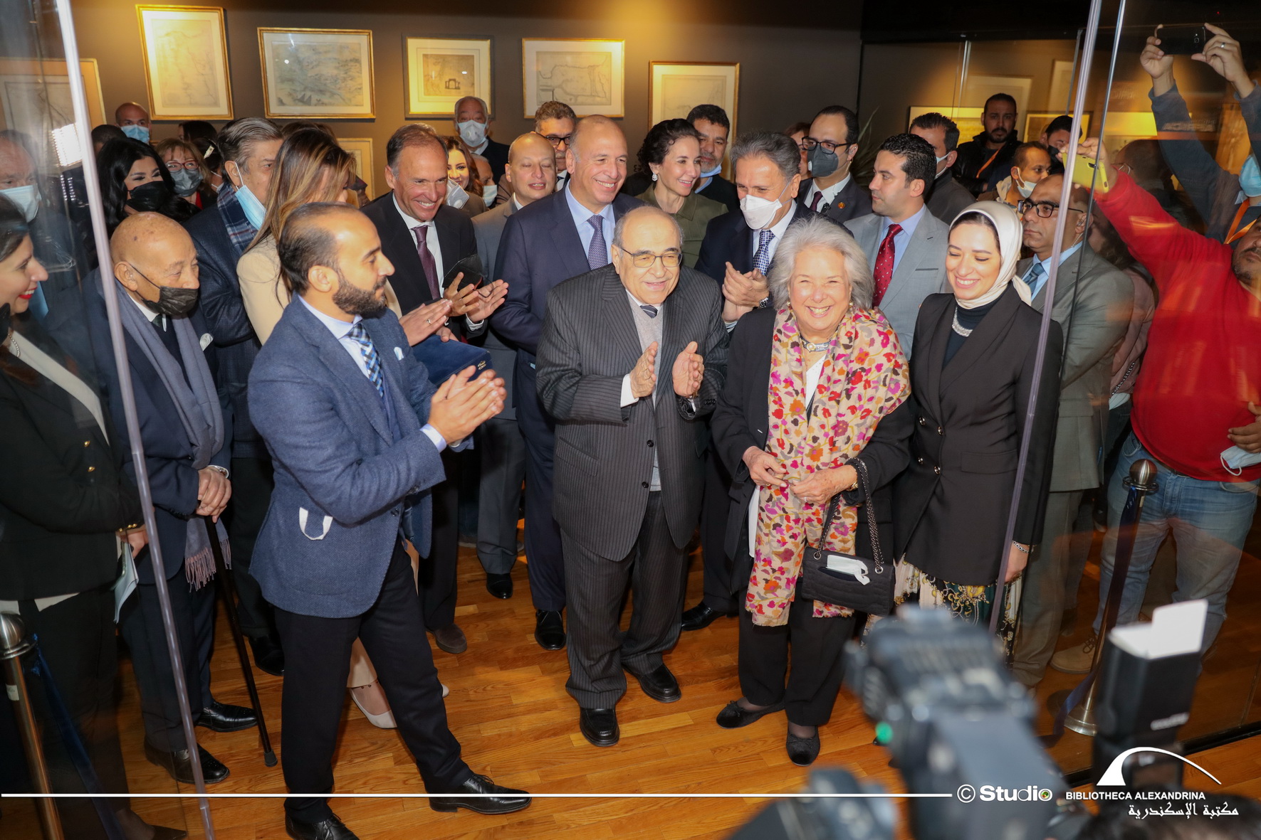 The Inauguration of Mohamed Hassanein Heikal Exhibition at the BA ...